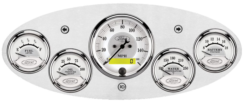 1932 Ford Car Aluminum Gauge Panel w/ Auto Meter Ford Masterpiece ...